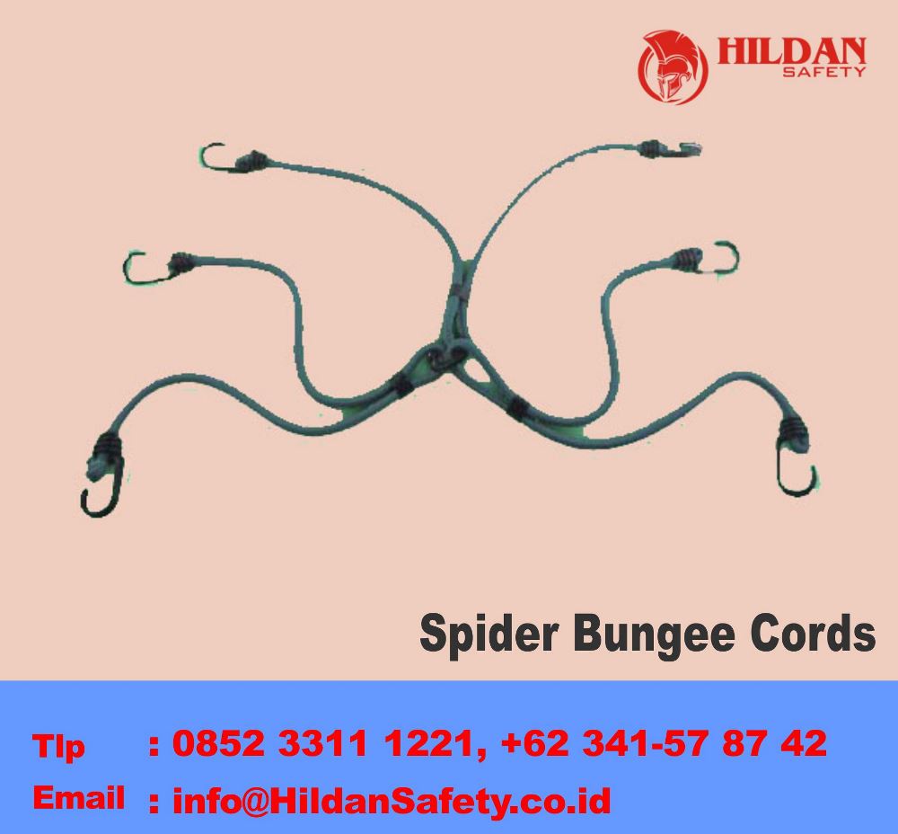 Spider Bungee Cords | HILDAN SAFETY Official-Supplier Alat Safety, Alat ...