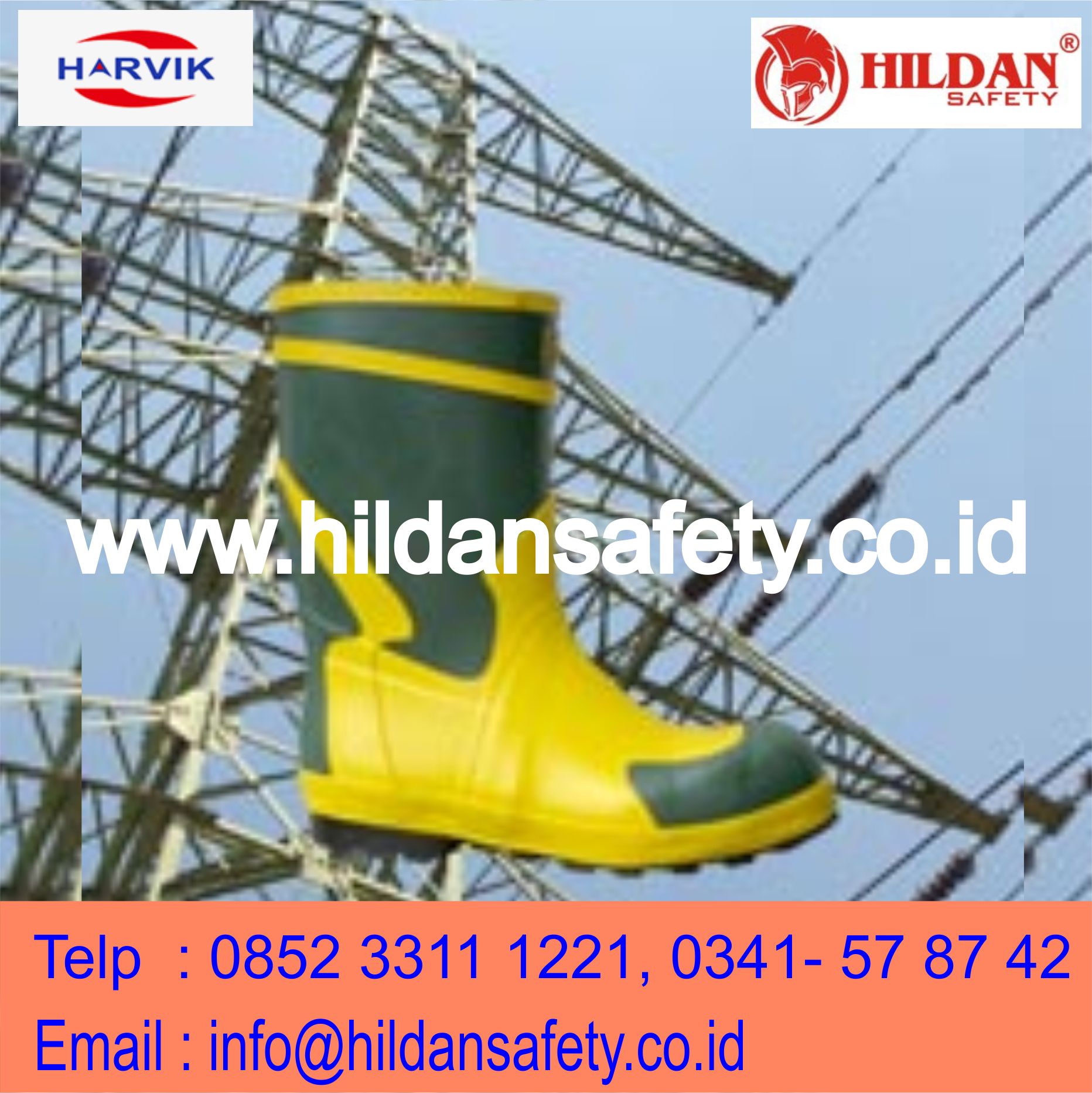 toko JUAL sepatu boot Electric / dielectric safety Boots Murah Bekasi ...